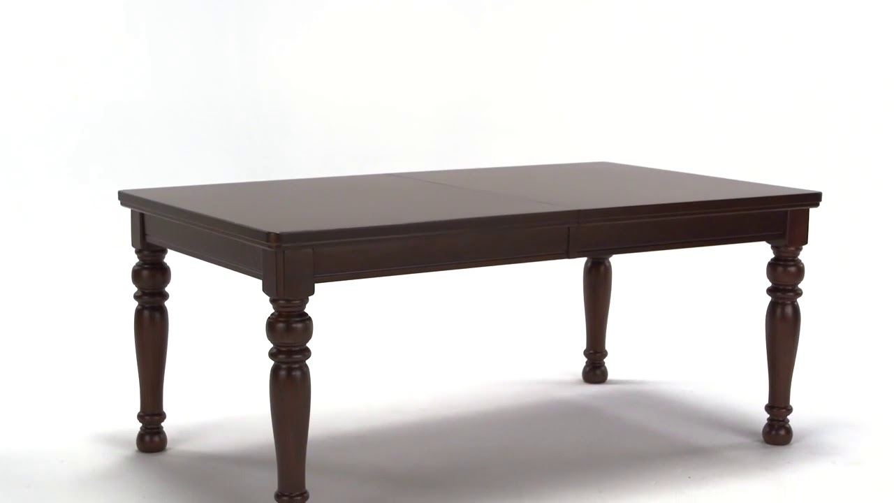 Ashley Furniture Homestore India | Porter Rustic Rectangular Extension Dining Table | D697-35 ...