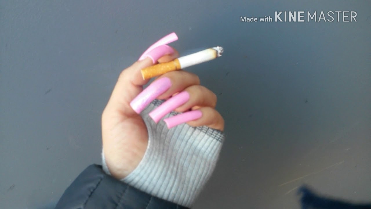 Long Nails Smoking