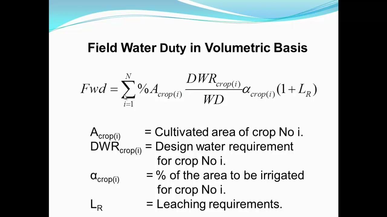 Design of Ditches 1 - YouTube