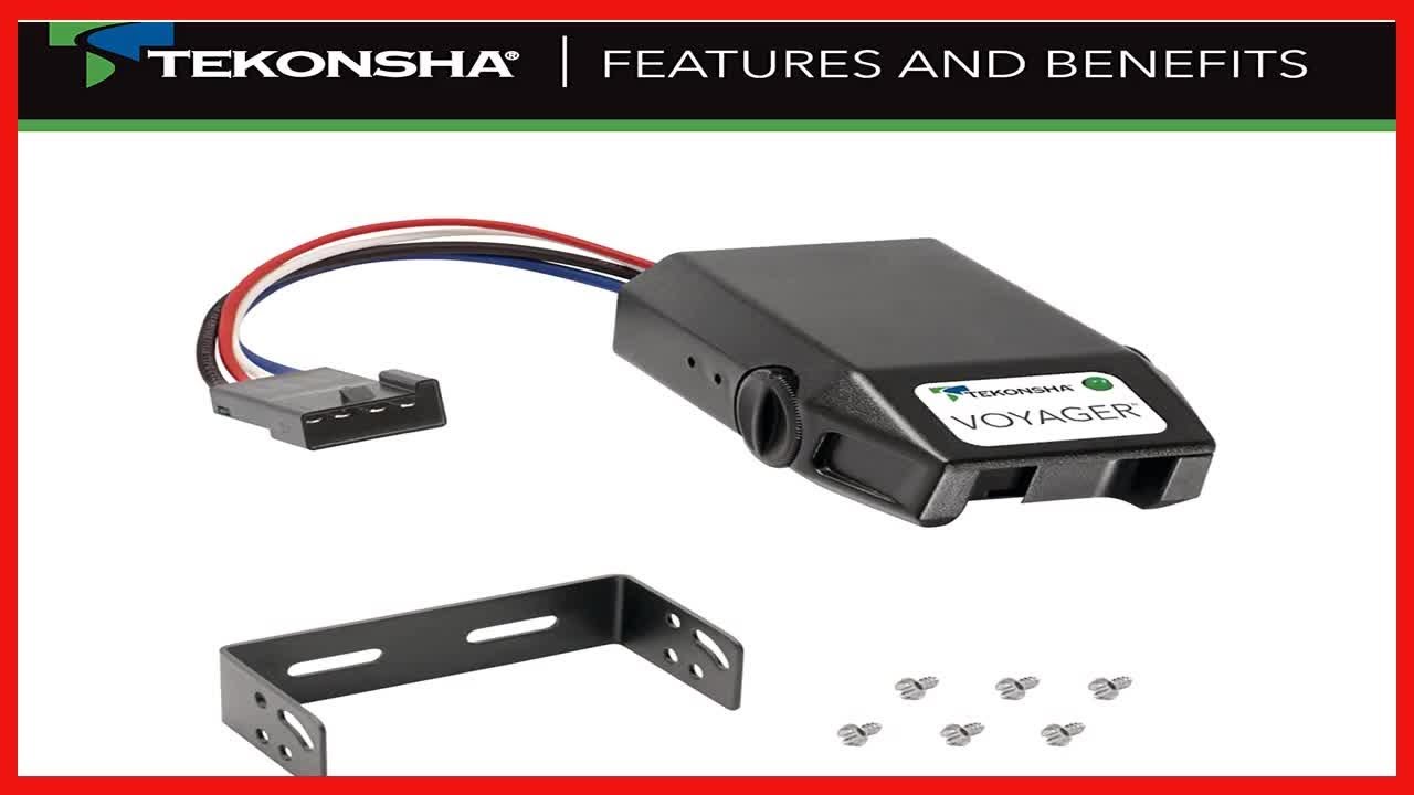 Tekonsha 9030 Voyager Electronic Brake Control , Black - YouTube