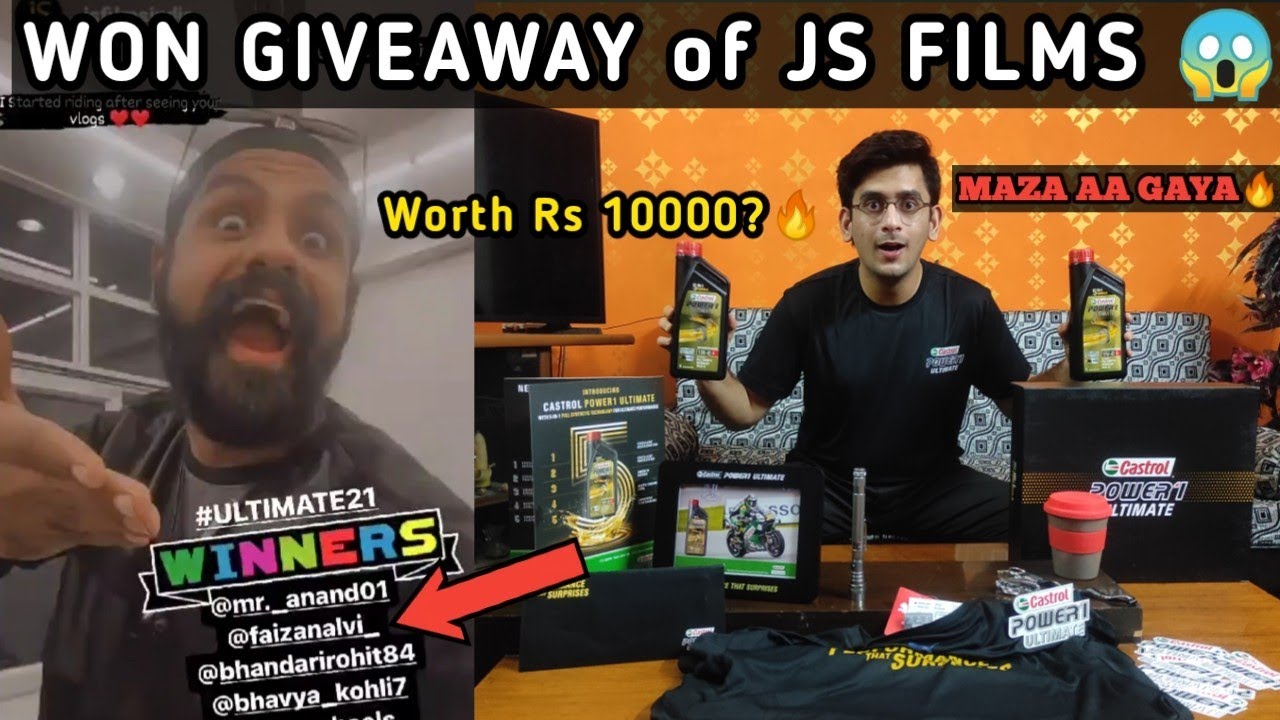 FINALLY RECEIVED THIS GIFT from JS FILMS as a GIVEAWAY WINNER Worth Rs ...