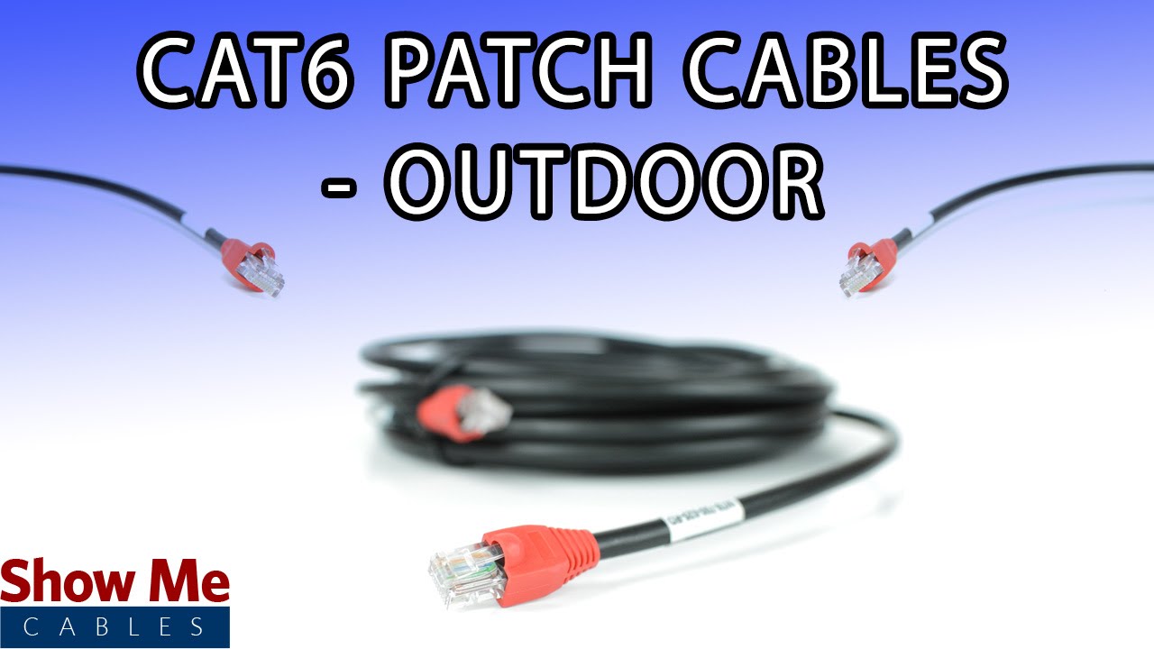 Cat6 Outdoor Patch Cables - Quickly & Easily Connect Your Network - YouTube