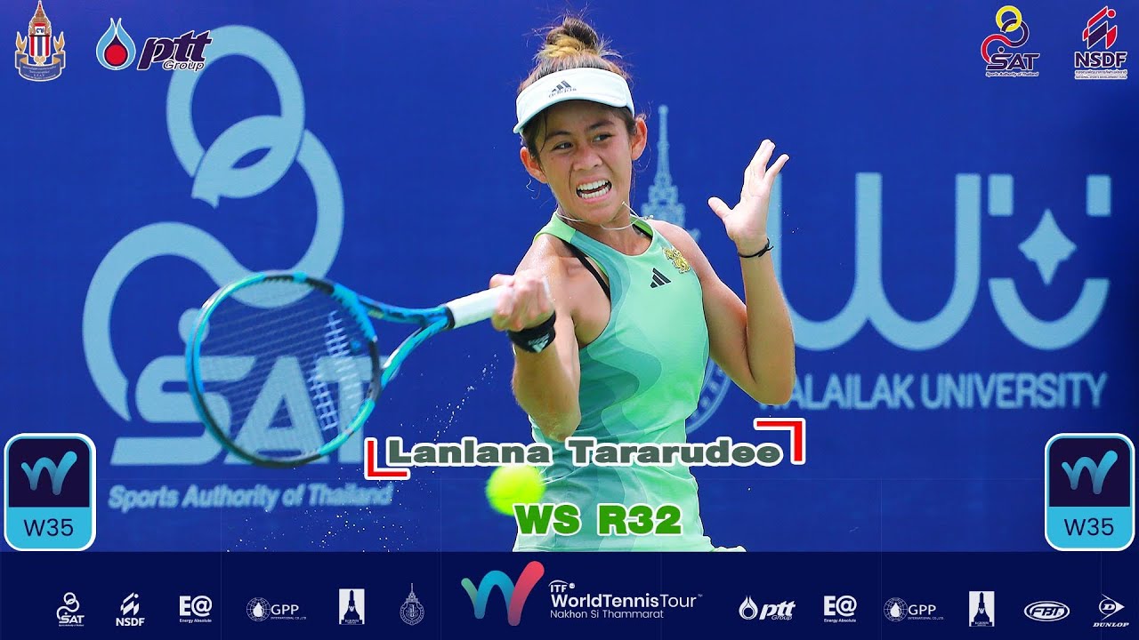 ITF World Tennis Presented by SAT (3) WS R32 - Lanlana Tararudee vs ...