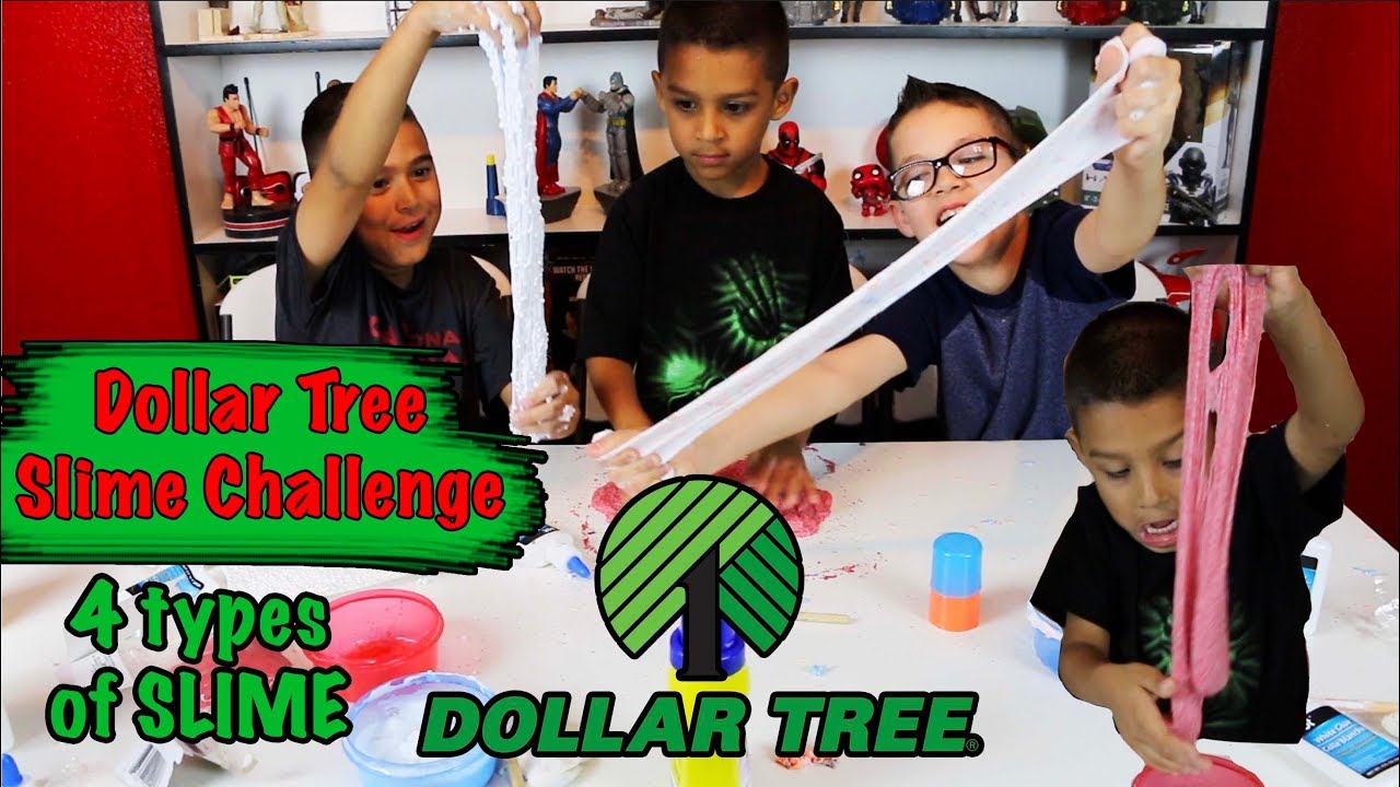 Dollar Tree Slime Challenge - Sand Slime, Silly string slime, foam ball ...