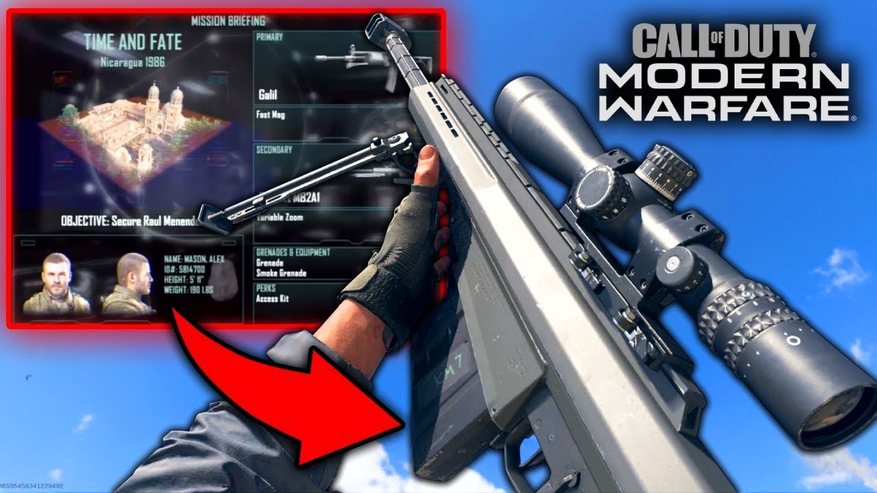 Mason's Galil & Barrett 50. Cal from BO2 "Time and Fate" Mission in ...