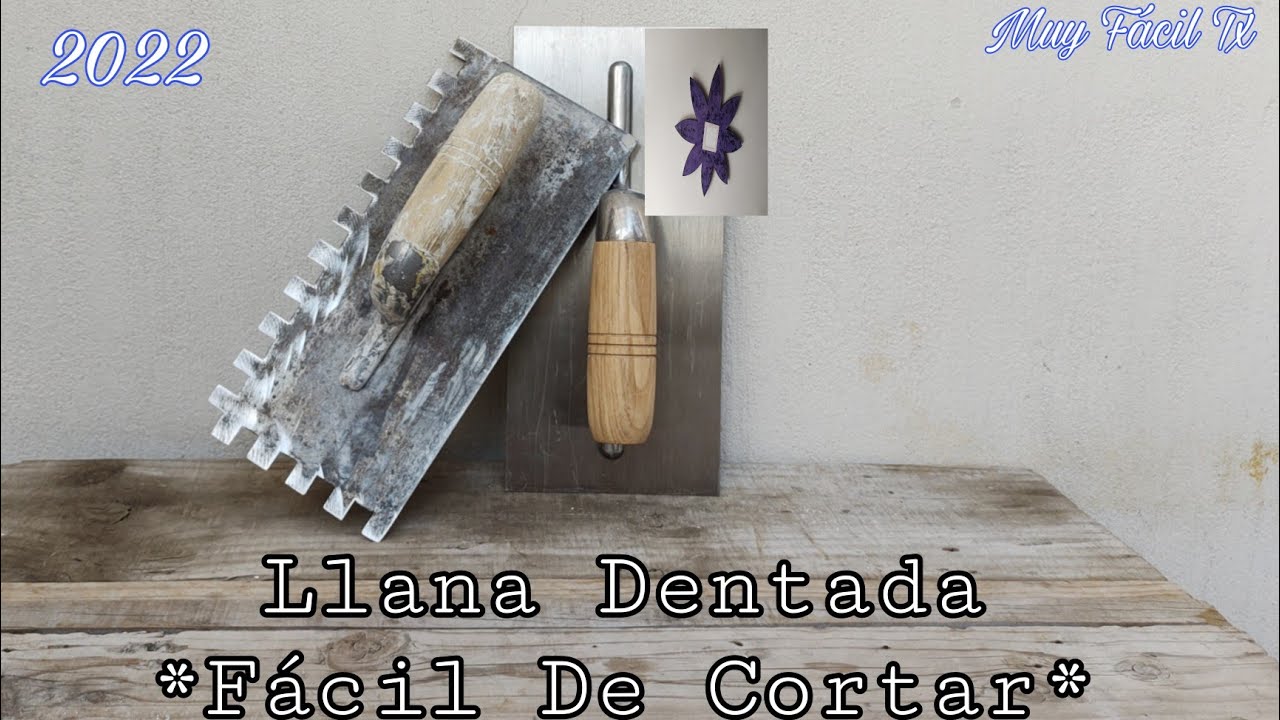 Cómo Hacer Llana Dentada De 1/2 Pulgada "Fácil y Rápido " - YouTube