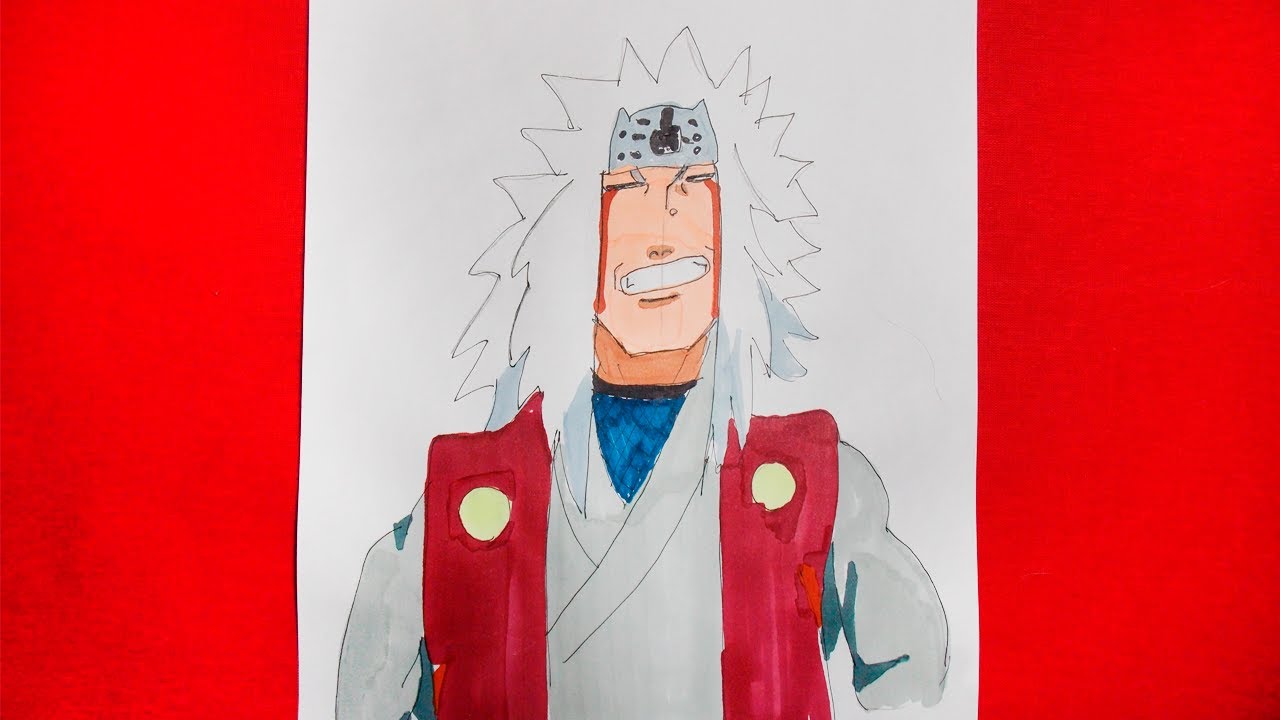 How to draw jiraiya from naruto #drawingjiraiya - YouTube