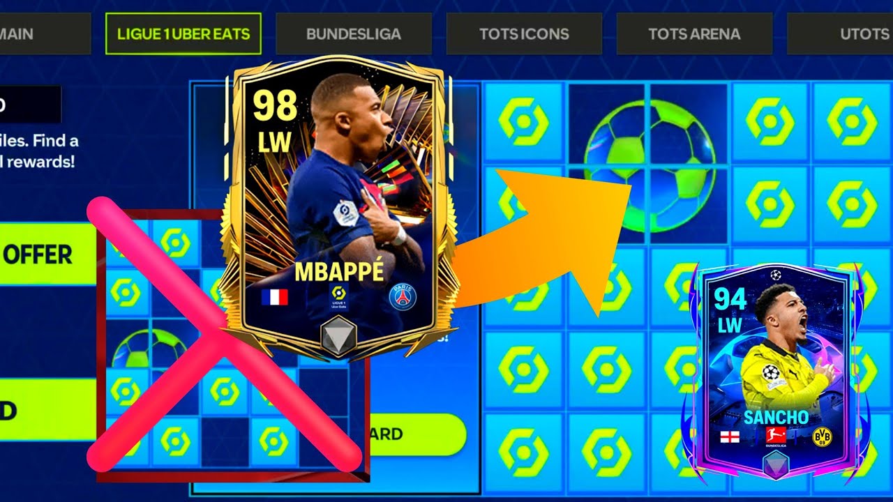 TOTS Ligue 1 Tips and Trick Pack Opening in EA FC Mobile 24!! UCL FINAL - YouTube