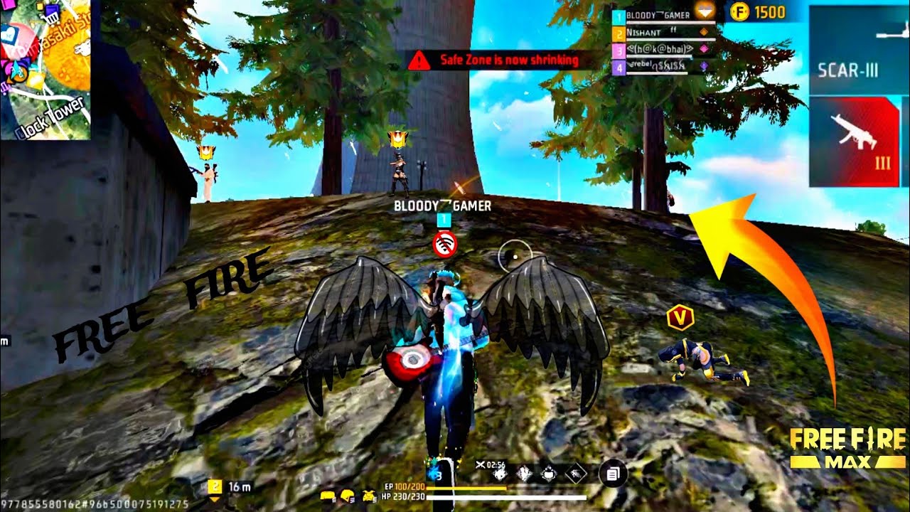 BLOODY GAMER VIDEO BR RANK RUSH GAMEPLAY 👿🔥 - YouTube
