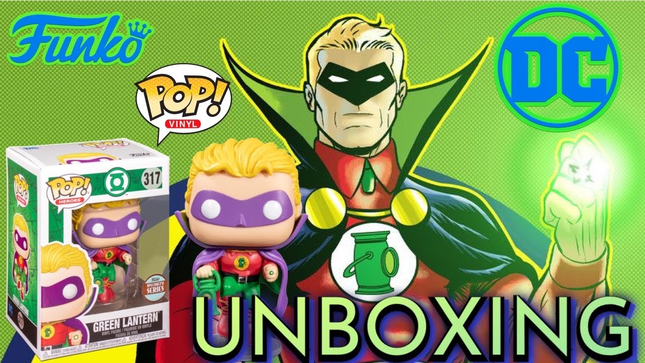 Alan Scott Green Lantern - Funko Pop Unboxing - YouTube