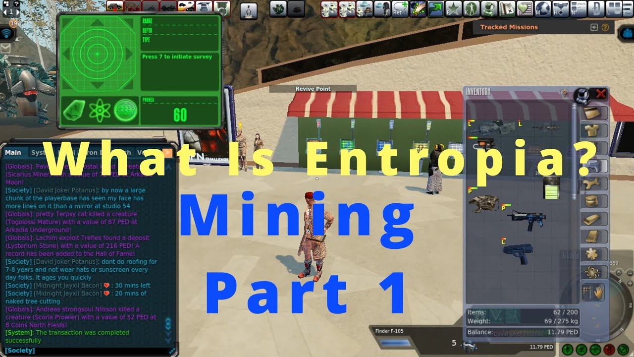 What is Entropia Universe? - Episode 15: Mining Part 1 - Equipment ...