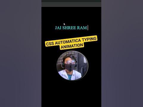 Typing Text Animation Using Only HTML & CSS | HTML CSS JS Animation and Effects #css # ...