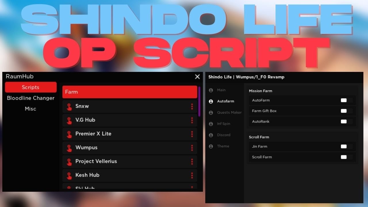 Roblox Shindo Life Script [ PASTEBIN ] Auto Farm Auto Quest Infinite ...