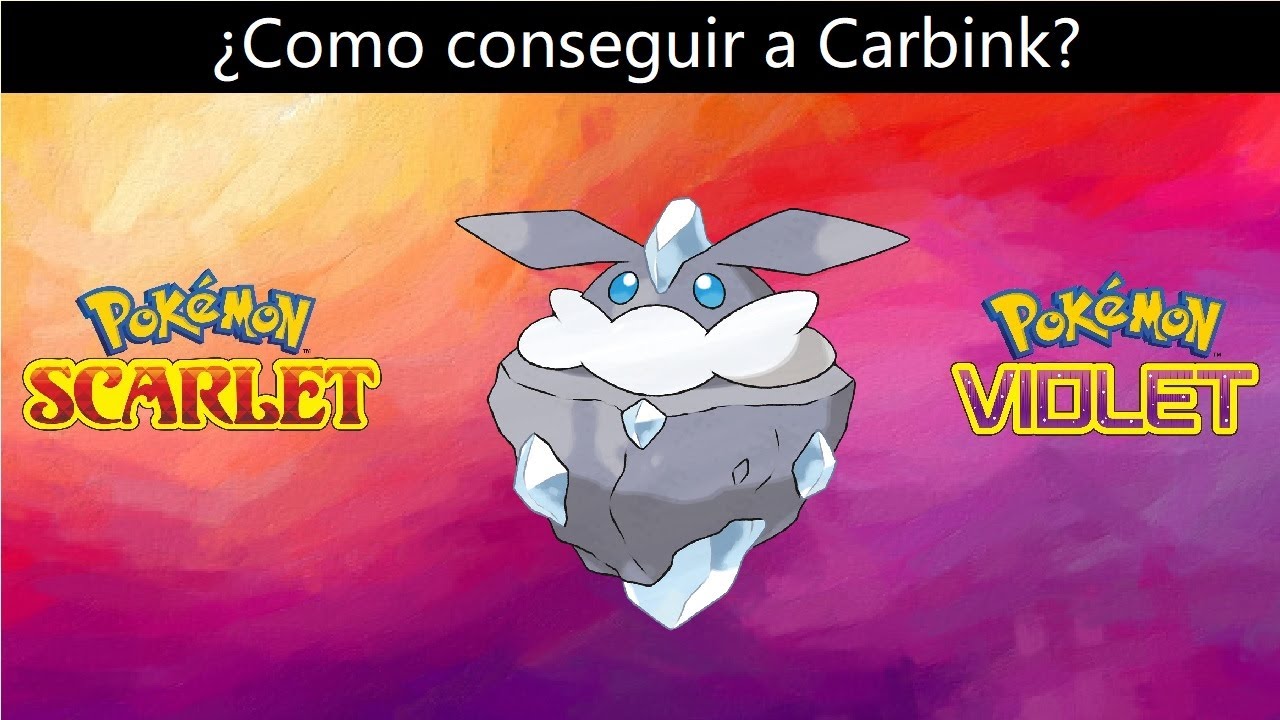 Como conseguir a Carbink en Pokemon Escarlata y Purpura (DLC)! - YouTube