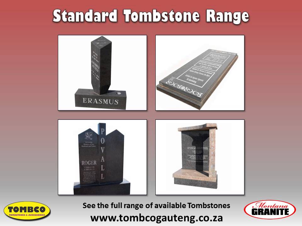 Granite & Concrete Tombstones in Pretoria Headstones & Gravestones ...
