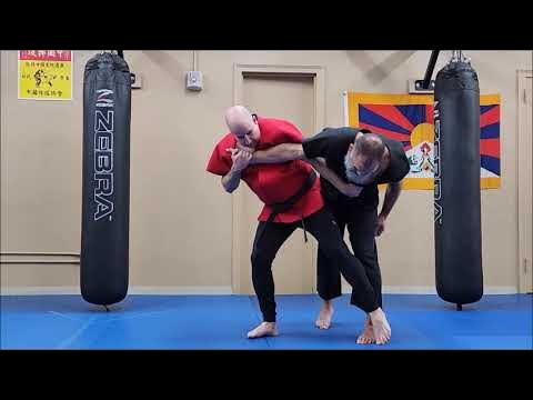 Chinese wrestling Shuai Jiao techniques Bēng 崩 cracking both throw and Qin Na joint attacking ...