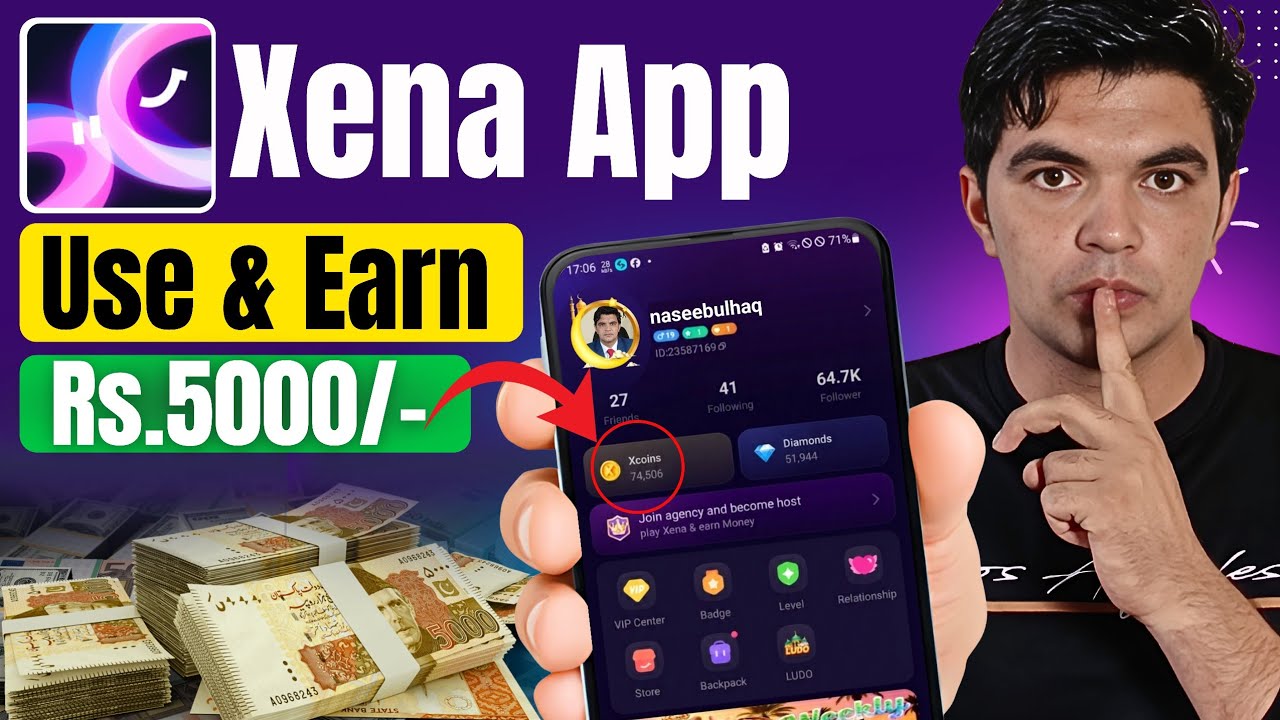 Xena app se paise kaise kamaye || xena app kaise use kare - YouTube