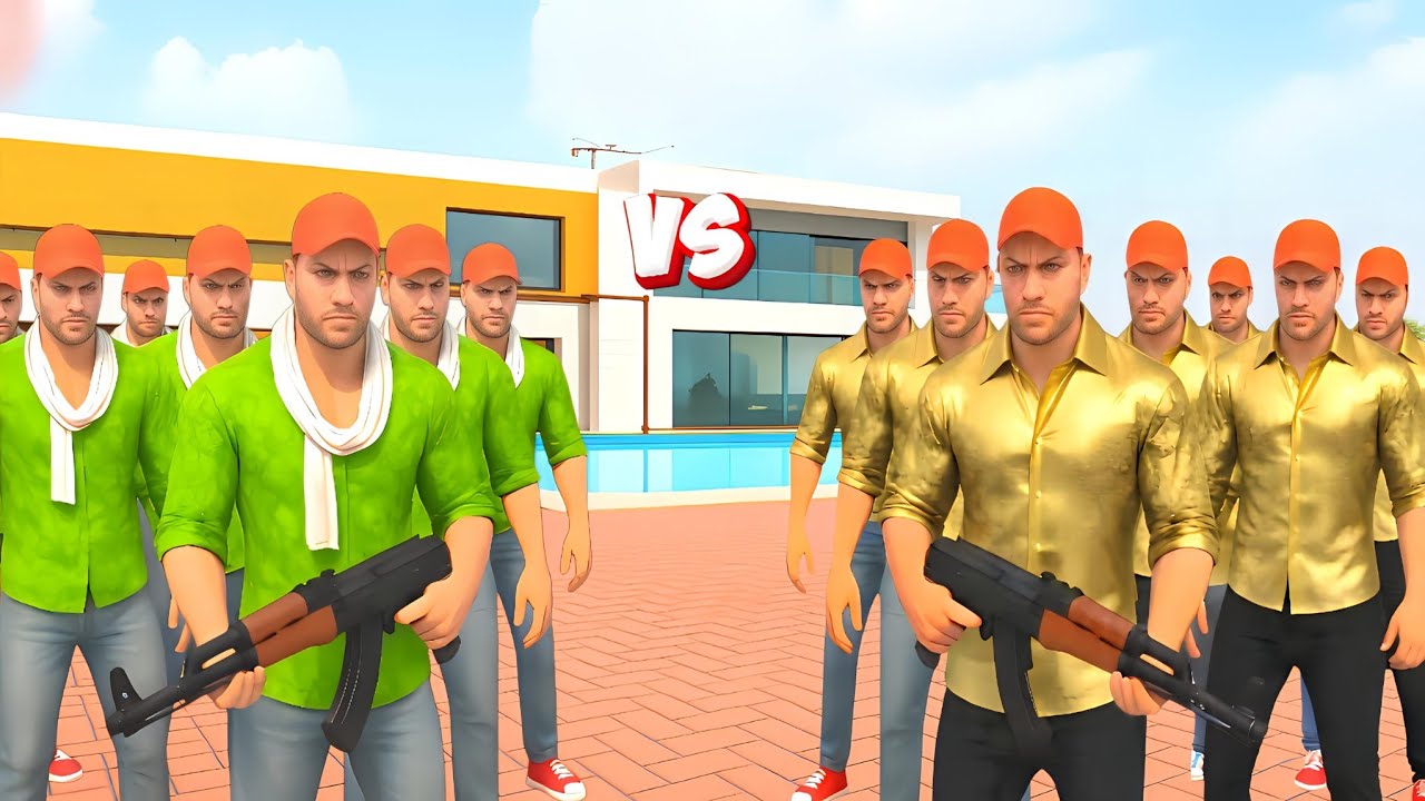 Jack fight with Golden Jack Gang 😱💥 Indian Theft Aura Simulator 🔥😱 ...