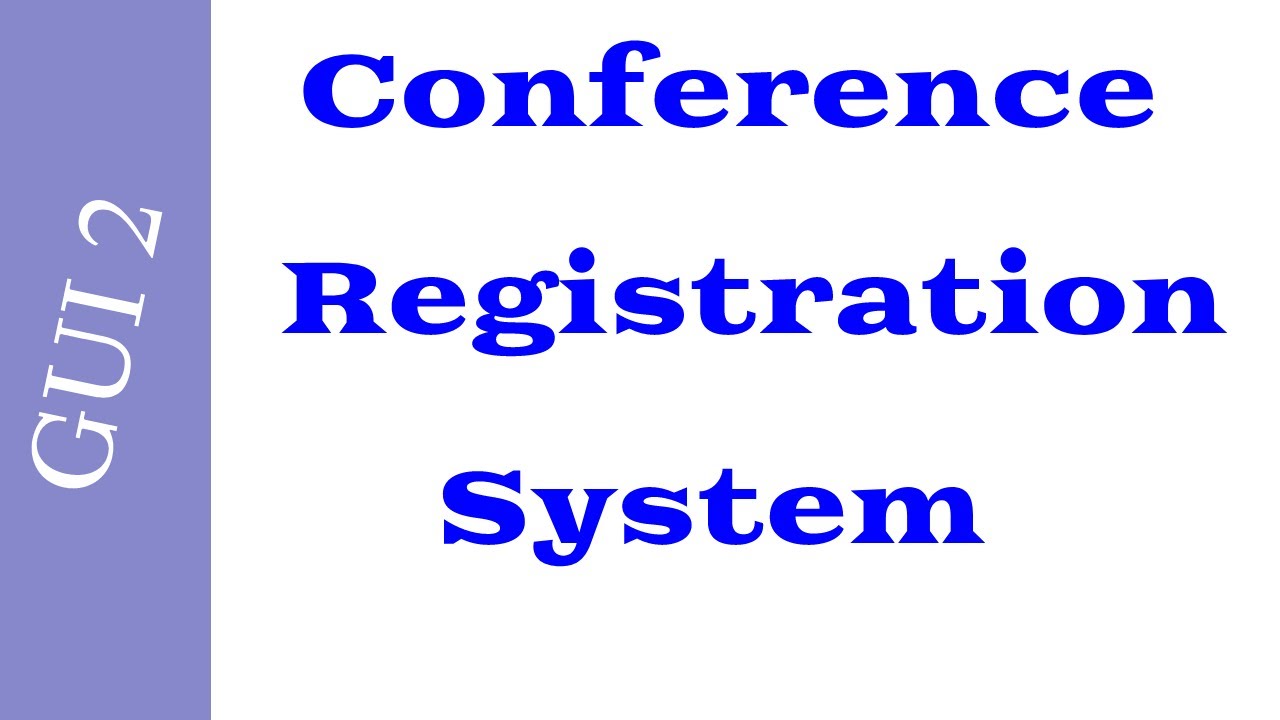 12.08 Conference Registration System class | Starting Out With Java a ...