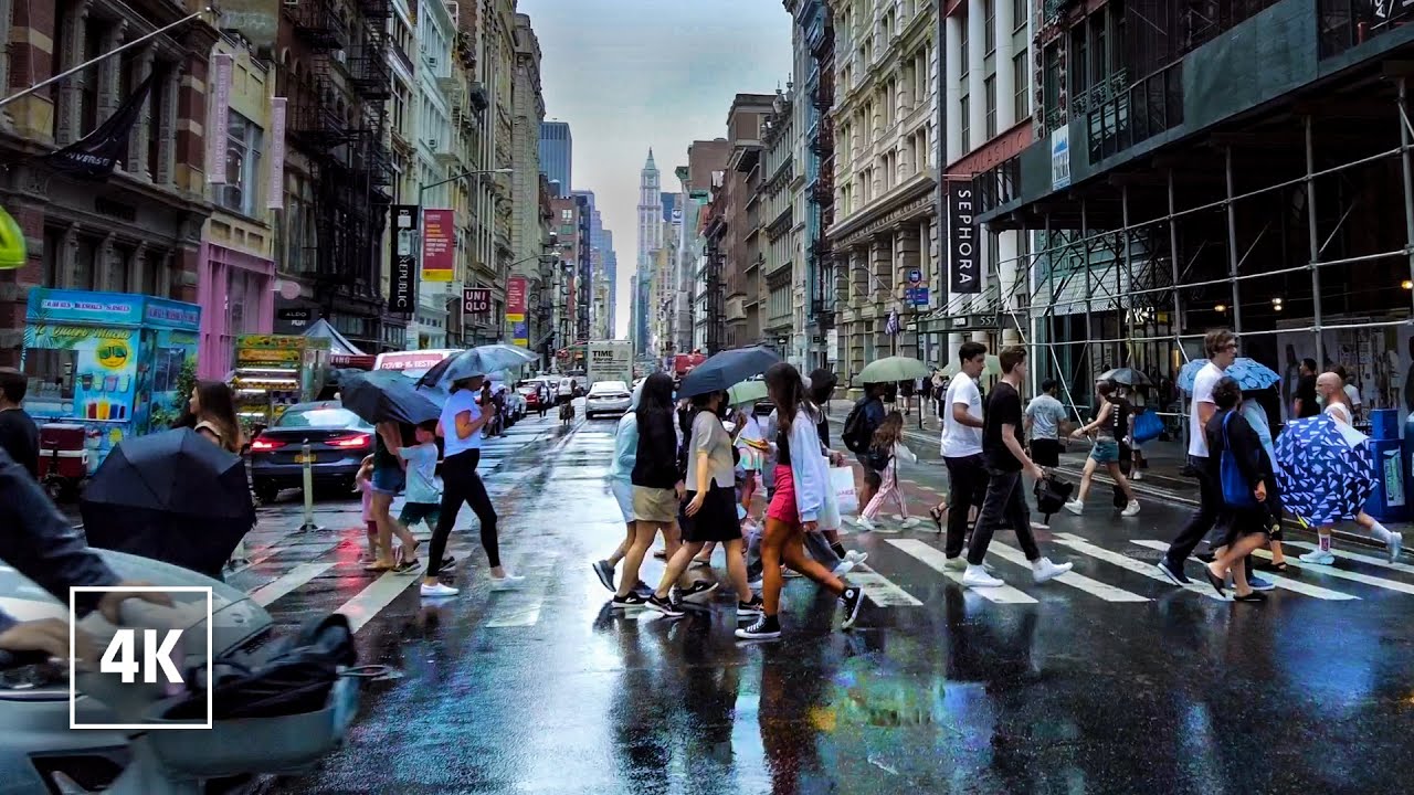 RAINY DAY in MANHATTAN 🗽 New York City, NYC - YouTube