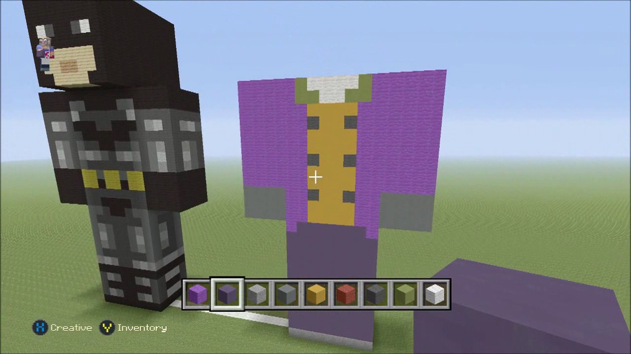 How to build Joker statue in Minecraft - YouTube