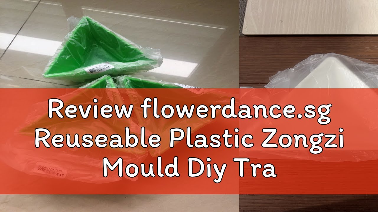 Review flowerdance.sg Reuseable Plastic Zongzi Mould Diy Traditional ...