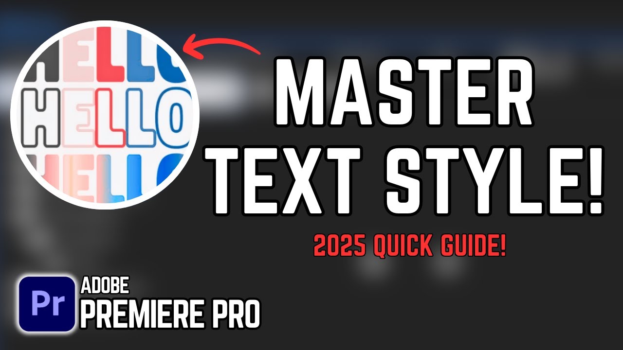 How to Change All Text Colors in Premiere Pro (2025 Easy Guide!) - YouTube