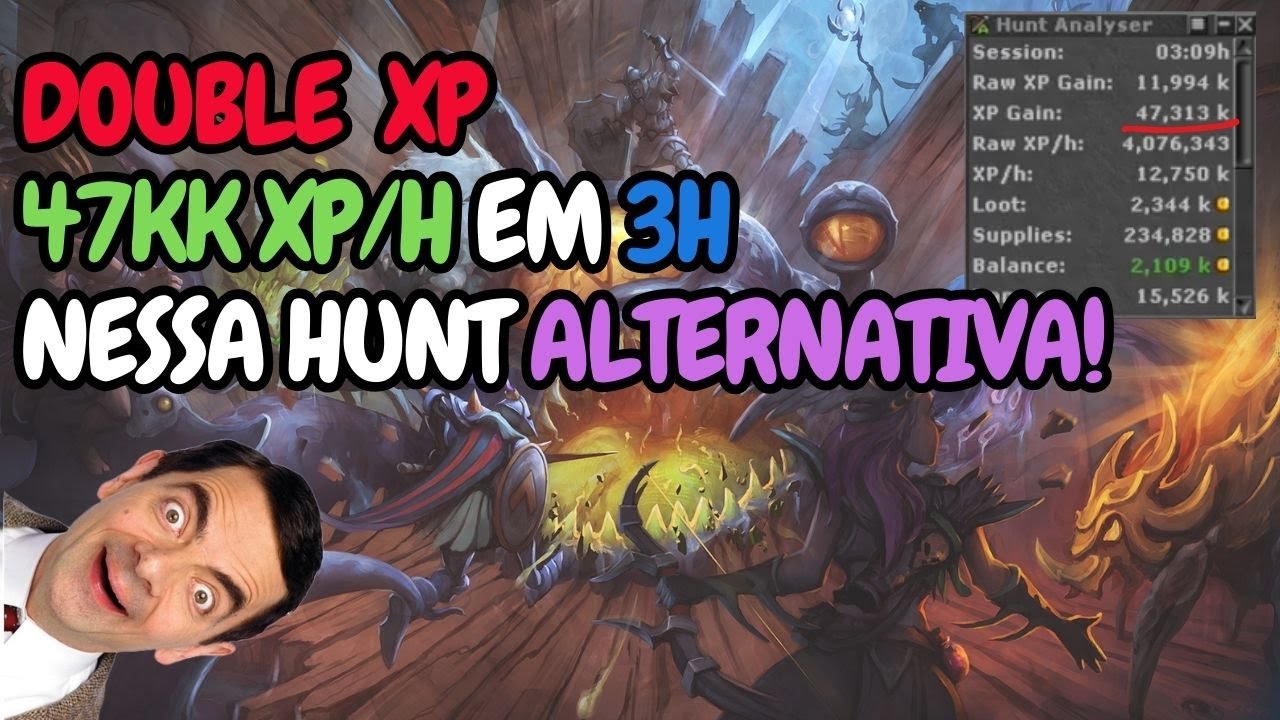 TIBIA - 47KK DE XP EM 3H NESSA HUNT ALTERNATIVA! | MS SOLO LV 530 ...
