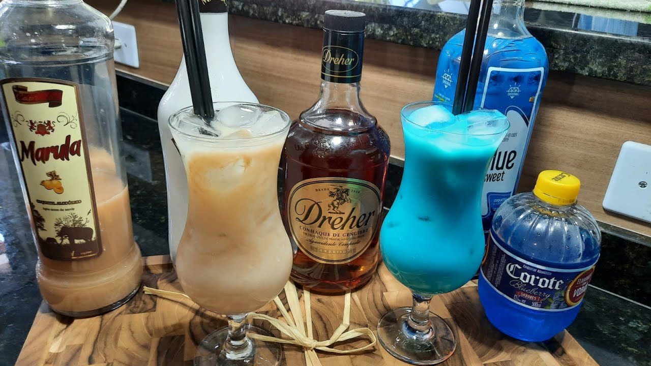 DRINKS CÉU AZUL E ELEFANTE BRANCO - YouTube