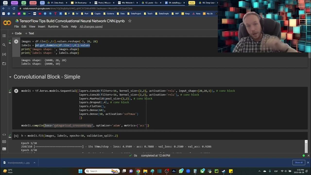 tensorflow tips convolutional neural network Conv2D CNN sequentail how to tensorflow deep ...