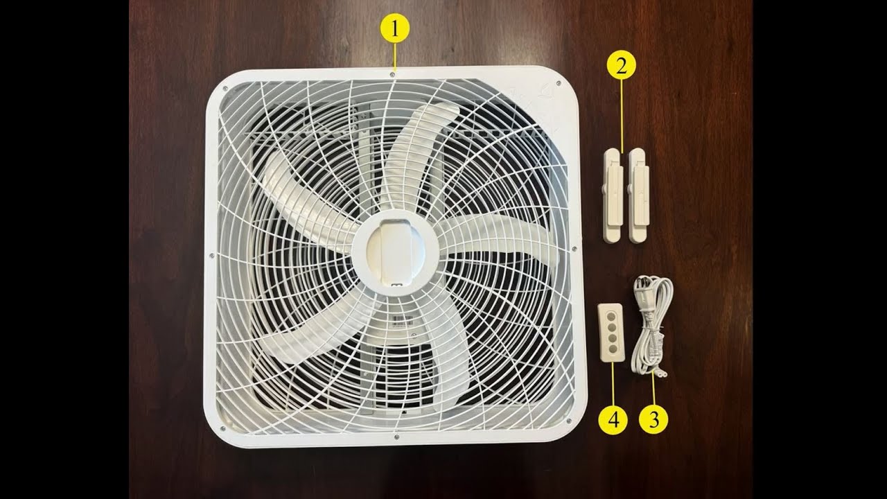 How to setup your box fan - YouTube