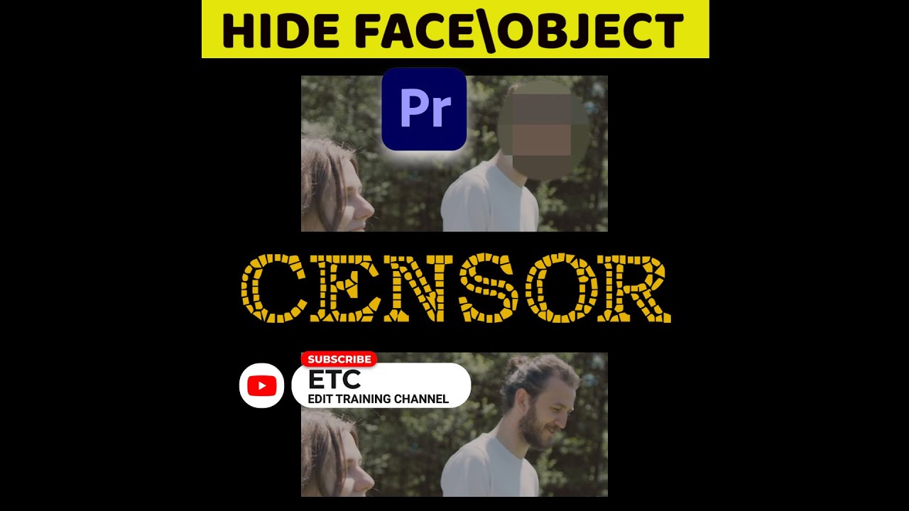 CENSOR | MOTION TRACKING | ADOBE PREMIERE PRO | #shorts - YouTube