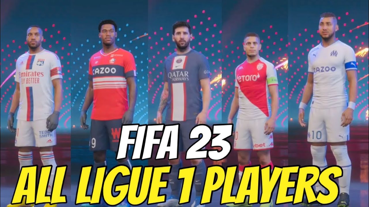 ALL LIGUE 1 PLAYER FACES + RATINGS ! FIFA 23 - YouTube