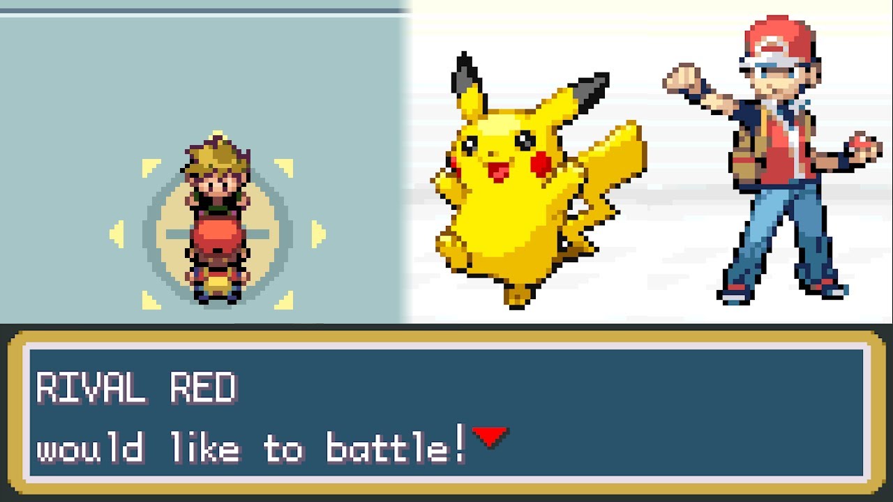 VS Rival RED (Title Defense) | Pokémon FireRed & LeafGreen - YouTube