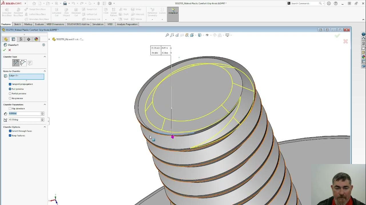 SolidWorks Editing McMaster Parts - YouTube