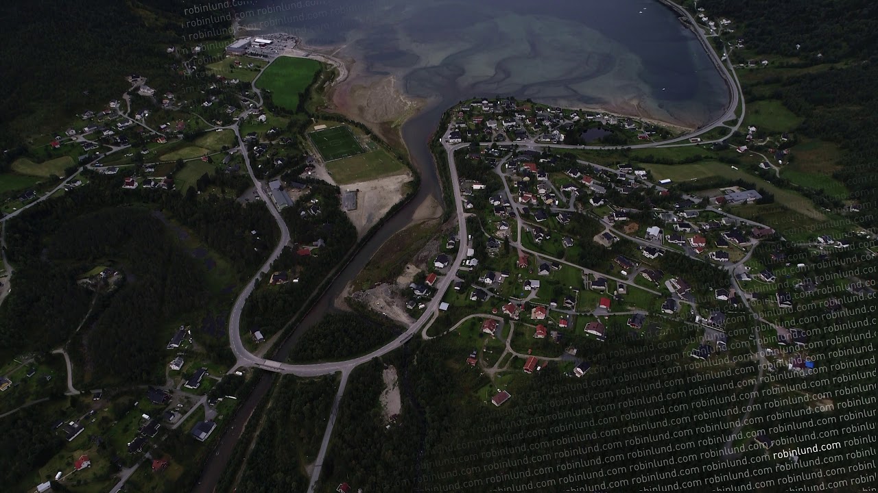 Aerial Beisfjord pitch up - YouTube