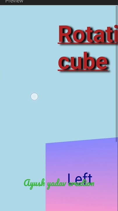 3d rotating cube using html and css - YouTube