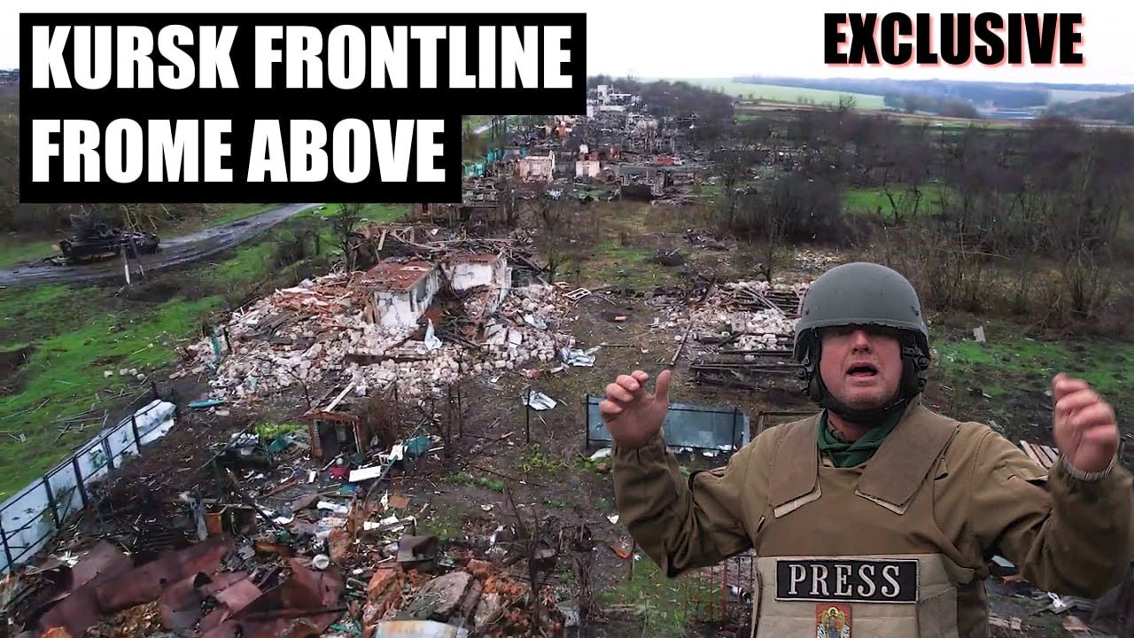Kursk Frontline Scorched Earth Combat Russia & Ukraine Army: Drone ...