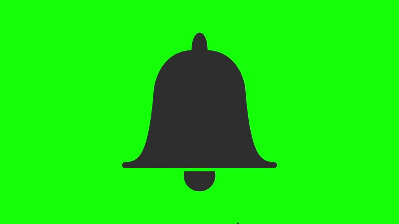 Green Screen Animated BELL With SOUND! - YouTube