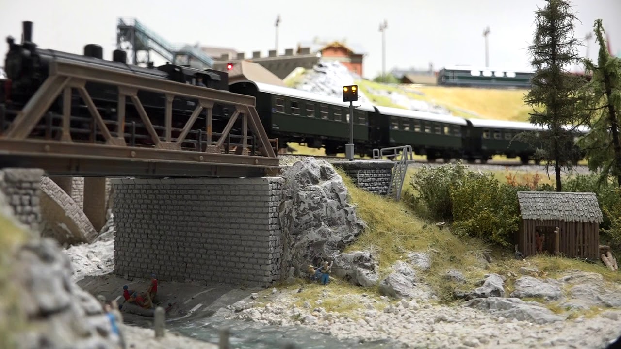 Klein Modellbahn ÖBB 77.24 und ÖBB 77.08 - YouTube