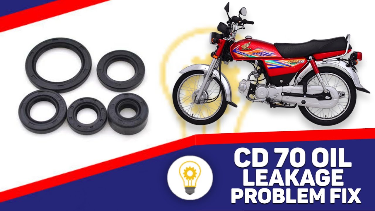 CD 70 OIL LEAKAGE||PROBLEM FIX AT HOME ||COMPLETE SEAL SET REPLACEMENT ...