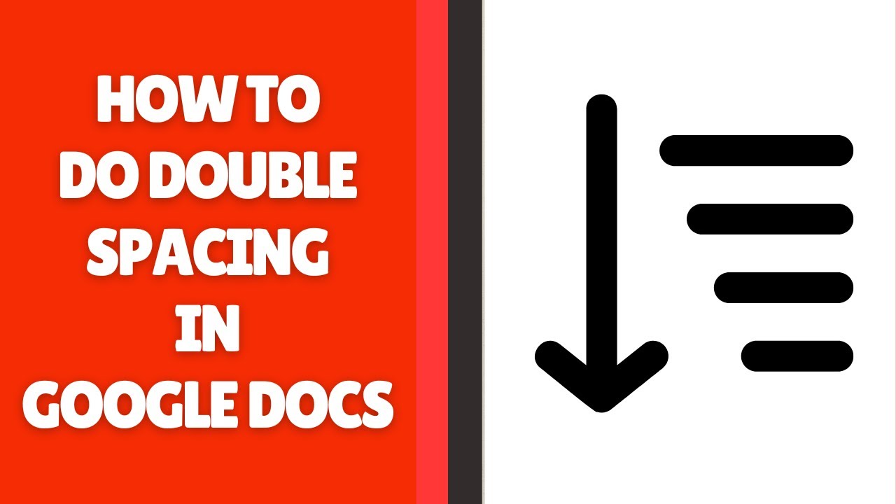 How to Do Double Spacing in Google Docs - YouTube