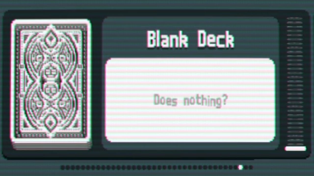 balatro cryptid mod - blank deck - YouTube