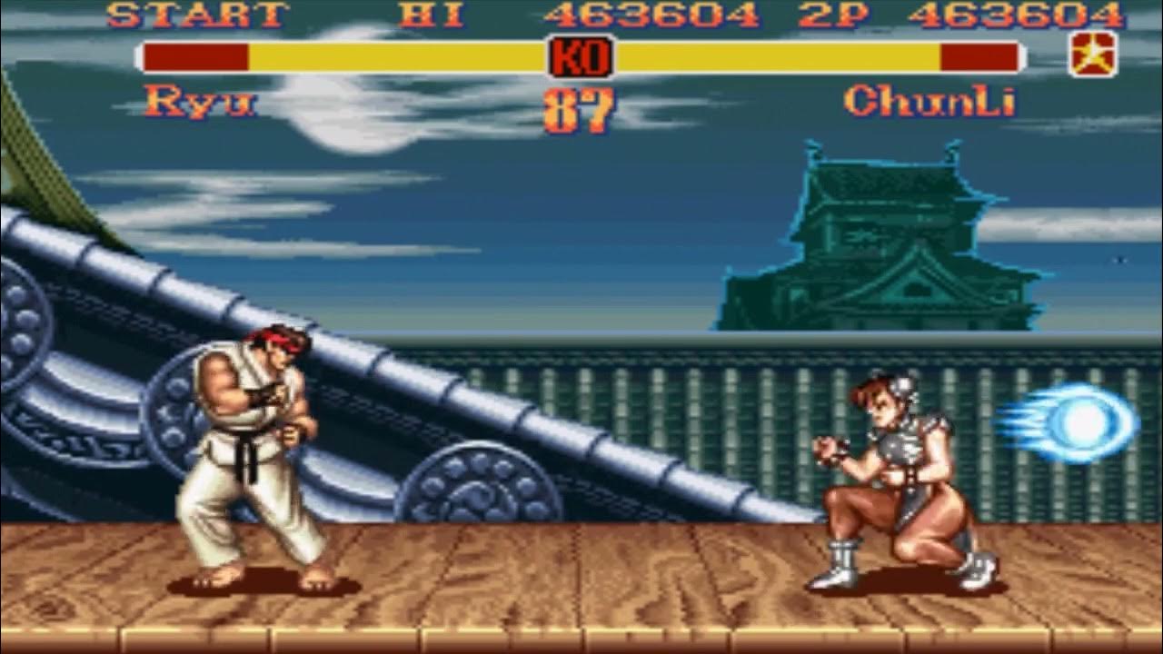 Chun Li vs Ryu - Super Street Fighter II - YouTube