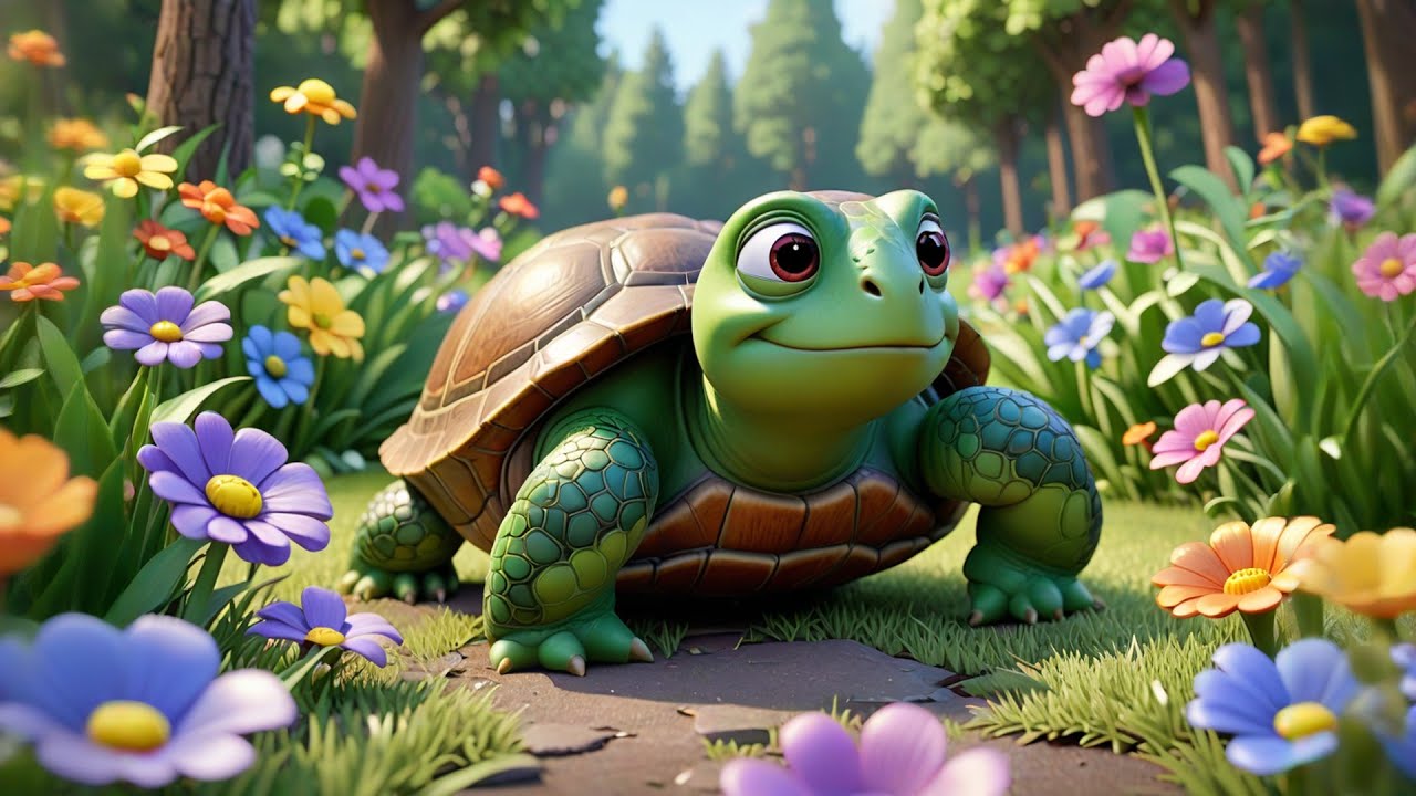 Tutu Turtle Climbs the Rock | Adventure Song for Kids | Fun Nursery ...