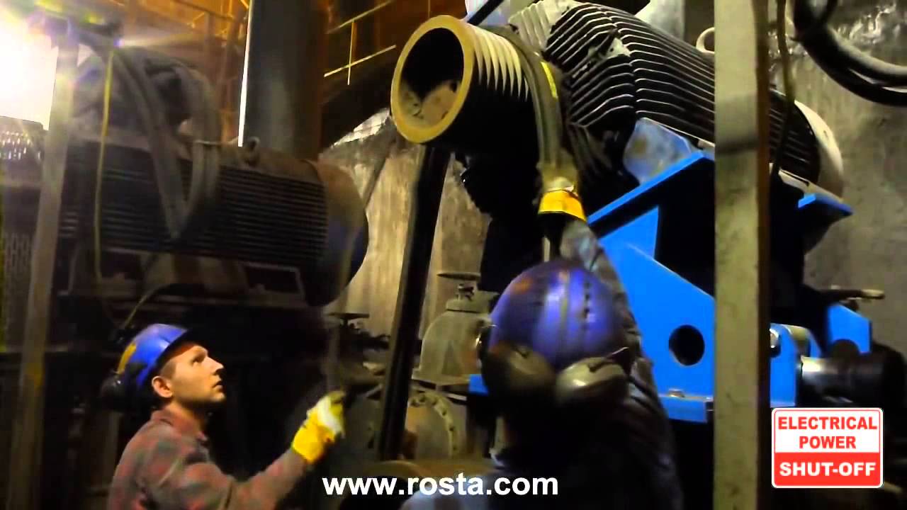 Self Tensioning vertical ROSTA Motor Base Installation HD - YouTube