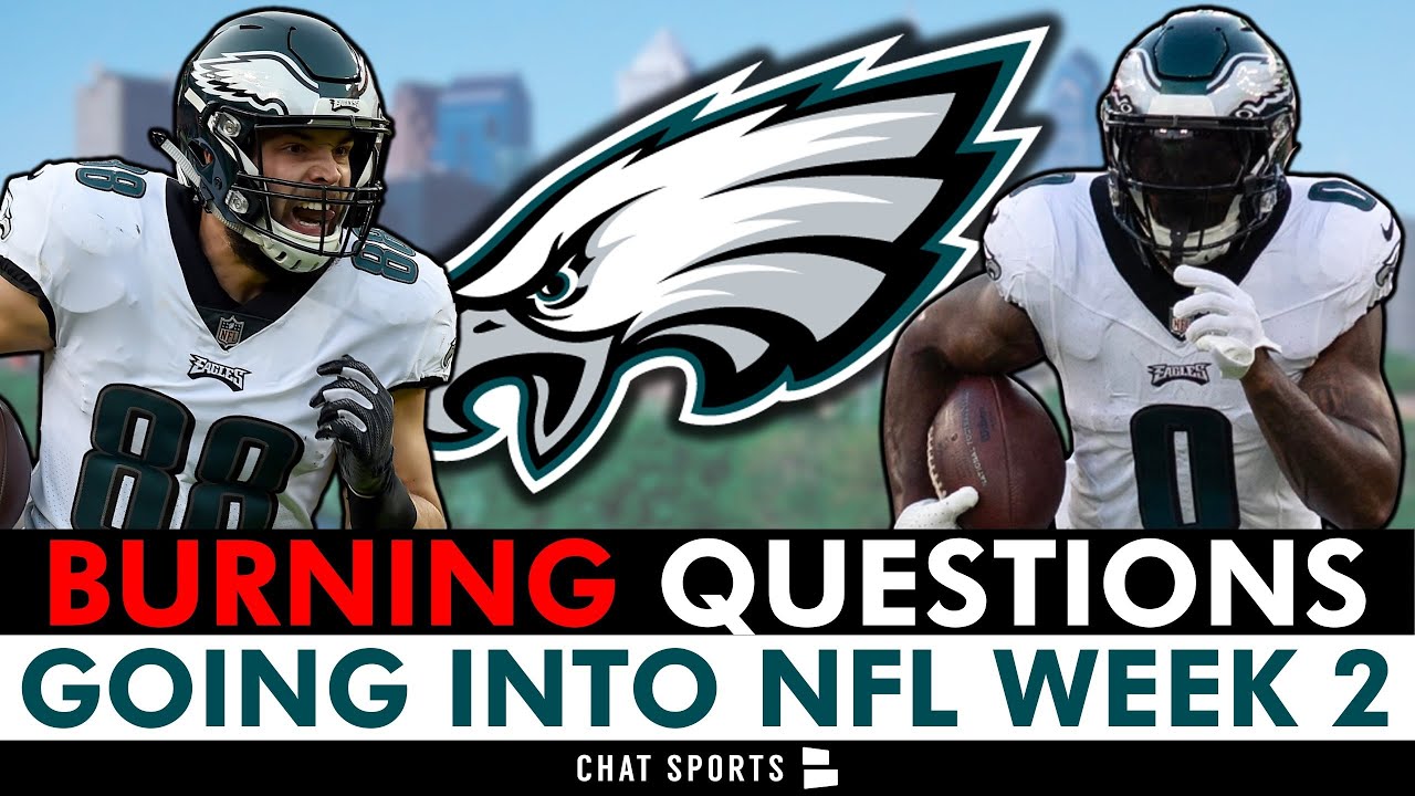 🔥 Eagles BURNING Questions Heading Into Vikings Game Ft D’Andre Swift ...