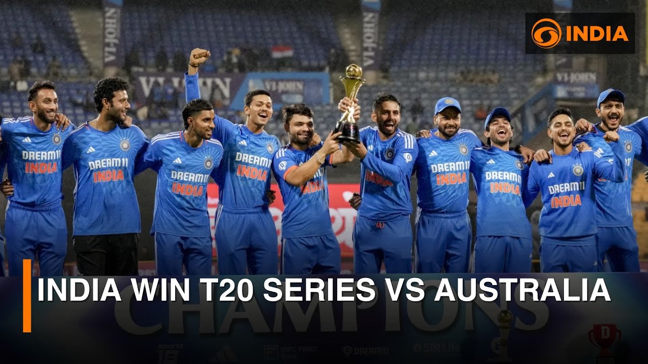 India win T20 series vs Australia | DD India Live - YouTube