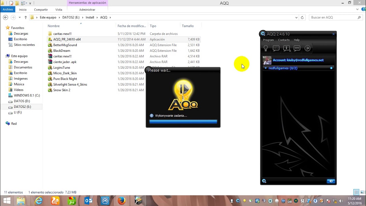 tutorial para instalar y configurar aqq - YouTube