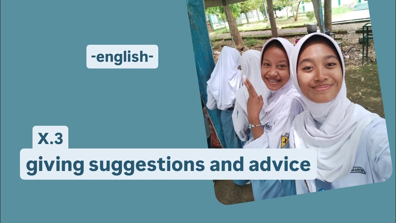 English - giving suggestions and advice | Septrya R. & Poppy Agustina E ...